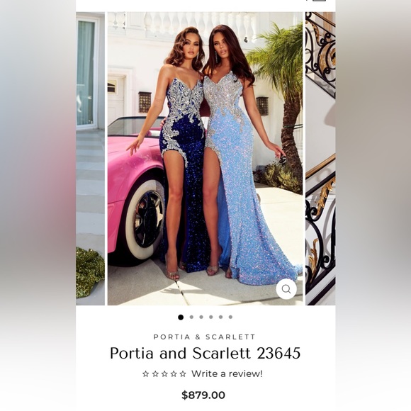 Portia and Scarlett | Dresses | Evening Or Prom Dress Cobalt Blue Brand ...